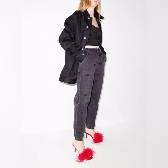 Alexander Wang | Pants & Jumpsuits | Nwt Alexander Wang Logo Embroidery ...